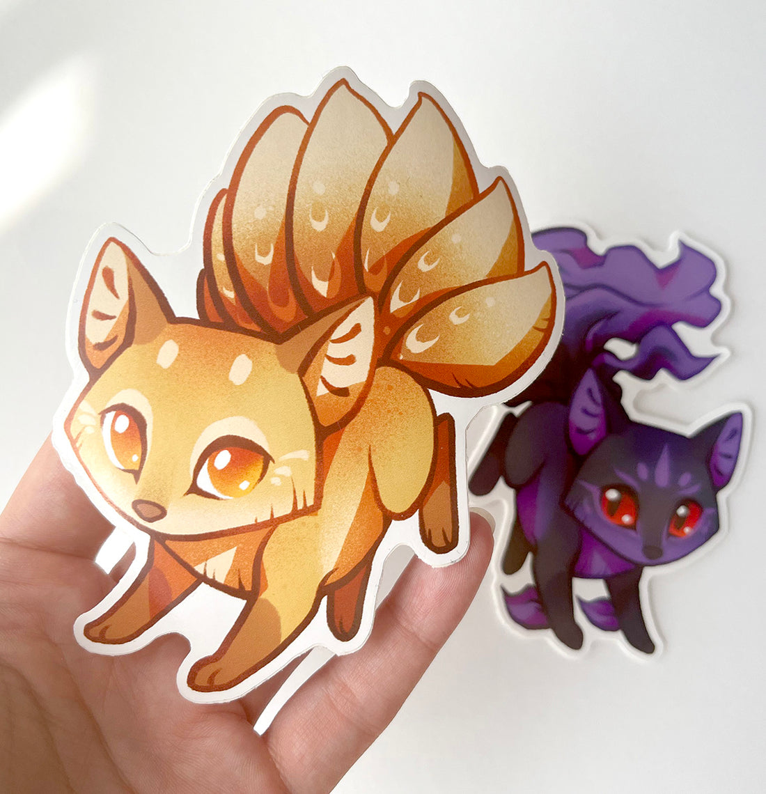 Big Kitsune Stickers – Shinepaw Design