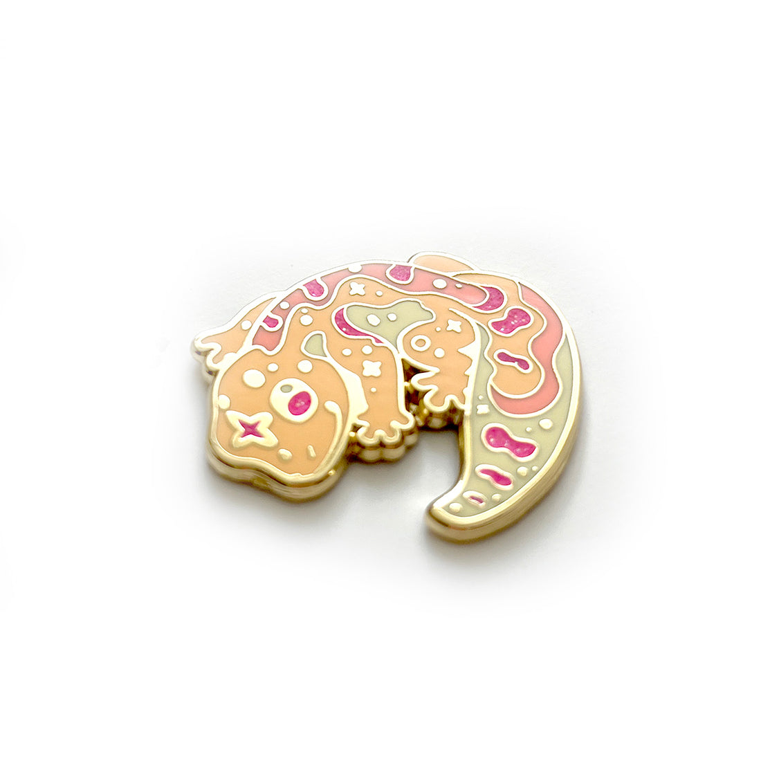 Starry Gecko Enamel Pin – Shinepaw Design